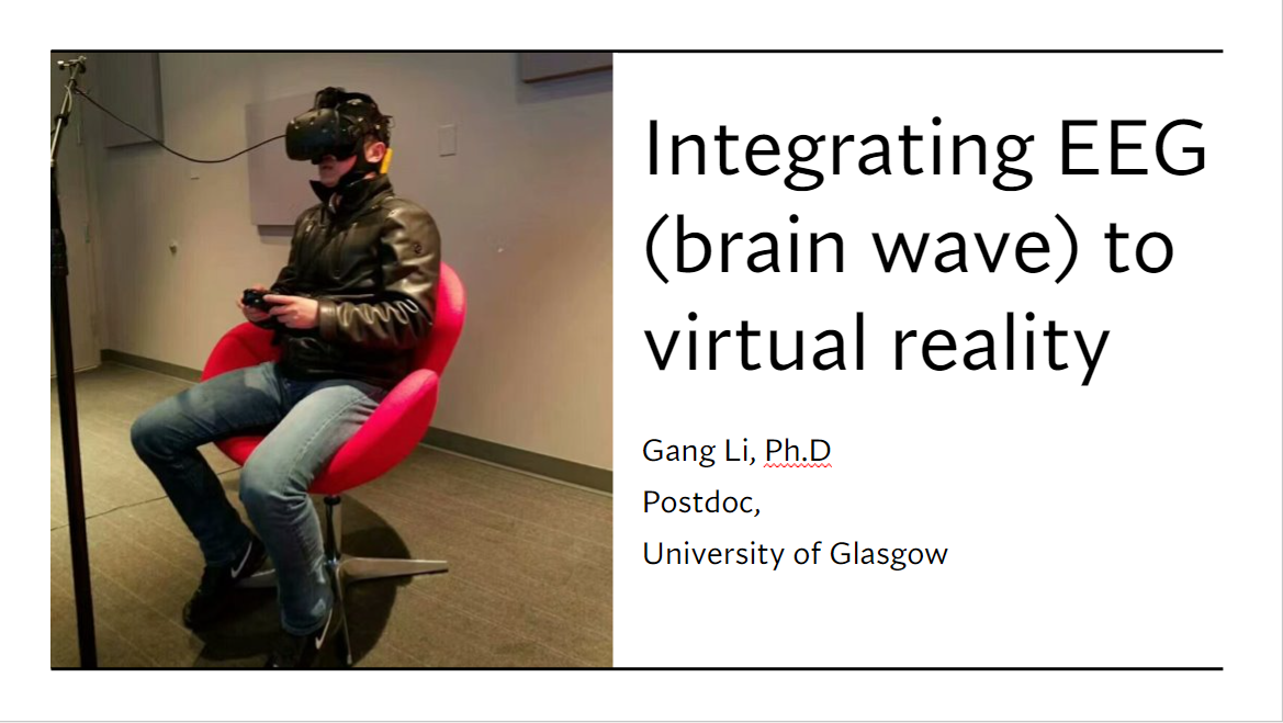 Integrating EEG into VR